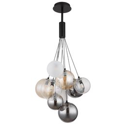 Globo LIGHTING Hängeleuchte "BALLGI", Ø 68cm, 1 Stk., bunt, Esszimmer, Leuchten, Hängeleuchte, Hängelampe, Glas, Wohnzimmer, Essbereich