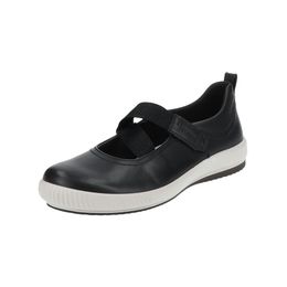 Legero Damen Riemchenballerina "Legero Ballerinas Nappaleder", Gr. 43, schwarz, Nappaleder, Schuhe