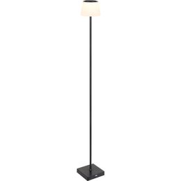 Globo LIGHTING LED Stehlampe "GREGOIR", Ø 13cm H: 120cmweiß santiert, Wohnzimmer, Leuchten, Stehleuchte/Wohnzimmer/Schlafzimmer/Flur