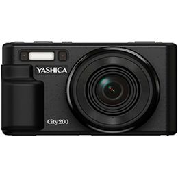YASHICA Kompaktkamera "City 200", schwarz, Fotokameras