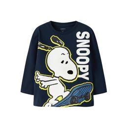 name it Shirt 'NMMDENIS SNOOPY' Jungen Gr&ouml;&szlig;e 98 navy / dunkelblau / gelb / wei&szlig;