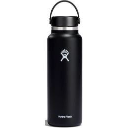 Hydro Flask Trinkflasche "40 OZ WIDE FLEX CAP", 1.182ml, schwarz, Trinkflaschen, 1182 ml