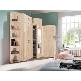 Kleiderschrank wimex, B:30cm H:185cm T:54cm, beige, Schlafzimmer, Schr&auml;nke, "Multiraumkonzept", Schranksystem