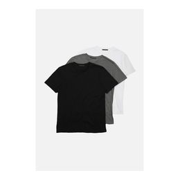 Trendyol T-Shirts Herren Gr&ouml;&szlig;e L dunkelgrau / schwarz / wei&szlig;