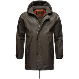 STONE HARBOUR Herren Regenjacke "Rihaa", grau, Gr. S, Obermaterial: 70% Polyester, 30% Polyurethan, Futter: 100% Polyester, Ärmelfutter: 100%