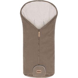 fillikid Kinder Fu&szlig;sack "Nevis Cord, Winterfu&szlig;sack Gr. 0", beige, Polyester, Fu&szlig;s&auml;cke, f&uuml;r Autositze Gr. 0 und Kinderwagen