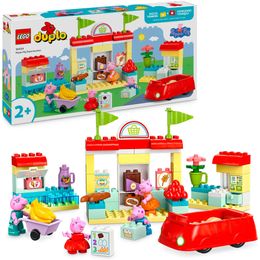 Lego Kinder Konstruktionsspielsteine "Peppas Supermarkt (10434), Lego DUPLO Peppa Pig", bunt, Kunststoff, Spielbausteine, Made in Europe