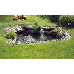Fertigteich Ubbink, B:170cm H:65cm L:215cm, schwarz, Polyethylen (PE), Teichschalen, "Start 1.000"
