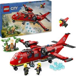 Lego Kinder Konstruktionsspielsteine "Löschflugzeug (60413), Lego City", bunt, Kunststoff, Spielbausteine, Made in Europe
