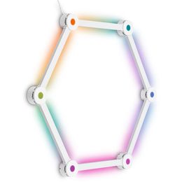 LED Wandleuchte "FLOW 3949016"wei&szlig; matt, Briloner Leuchten, Leuchten
