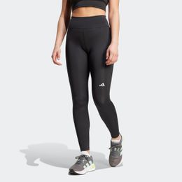 Damen Lauftights "OTR W 1/1 L", schwarz, Gr. XL, adidas Performance, Obermaterial: 85% Polyester, 15% Elasthan, Hosen
