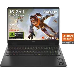 HP Gaming-Notebook "Omen 16-ap0095ng", 32 GB RAM 1.000 GB SSD, Ryzen 9, Windows 11 Home, schwarz, Notebooks