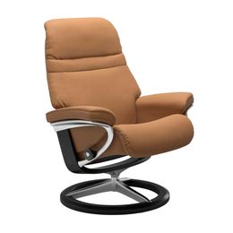 Relaxsessel stressless, B:92cm H:105cm T:80cm, braun, Leder BATICK: BATICK ist ein leicht korrigiertes, durchgefärbtes und genarbtes Möbelleder, bei