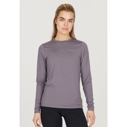 Endurance Damen Funktionsshirt "Almati", grau, Gr. 46, unifarben, 88% Polyester, 12% Elasthan, Shirts, mit Quick Dry-Technologie