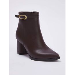 Trendyol Ankle Boots Damen Gr&ouml;&szlig;e 39 dunkelbraun Winterschuhe