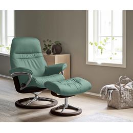 Relaxsessel stressless, B:79cm H:103cm T:73cm, grün, Leder BATICK: BATICK ist ein leicht korrigiertes, durchgefärbtes und genarbtes Möbelleder, bei