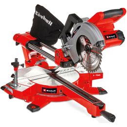 Einhell Akku-Kapp-Gehrungss&auml;ge "TE-SM 36/210 Li - Solo", B:53mm H:49mm L:78,2mm, rot, S&auml;gemaschinen