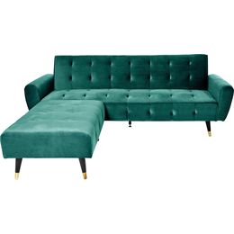 3-Sitzer Jahnke, B:213cm H:83cm, gr&uuml;n, Sofas, "CHILLAX DREAM"