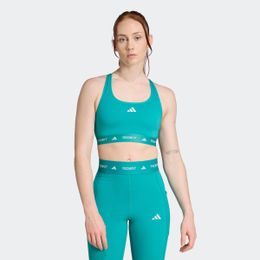 Damen Sport-BH "TF BRA", adidas Performance, Gr. XLpure teal, Obermaterial: 73% Polyester, 27% Elasthan, BHs
