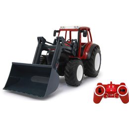 Jamara Kinder RC-Traktor "Lindner Geotrac mit Frontlader", rot, B:17cm H:21cm T:43cm, Fernlenkfahrzeuge, mit Licht und Sound