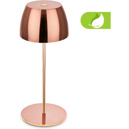 LED Au&szlig;en-Tischleuchte "Serina Mini", 1, &Oslash; 8cm H: 20cm, rosa, Briloner Leuchten, Leuchten, Akku Tischlampe, kabellos, IP44, Wohnzimmer, Schlafzimmer,