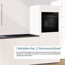 Bosch Backofen-Set "HBD230CR63", schwarz, Herdsets, 3D Hei&szlig;luft
