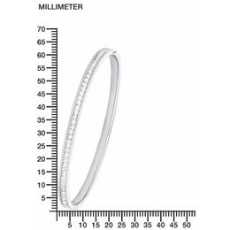 s.Oliver Damen Armreif "2018533", Edelstahl, silber, Edelstahl, Armb&auml;nder, mit Kristall