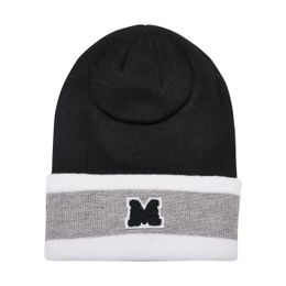 Urban Classics Damen Beanie "Urban Classics Unisex College Team Beanie"schwarz, erdgrau, wei&szlig;, Kunstfaser, M&uuml;tzen