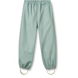 Wheat Kinder Stoffhose "Wheat Rainwear Olo Trousers"aquamarin, Gr. 116, 55% Polyester, 45% Polyurethan, Hosen