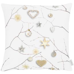 Dekokissen Apelt, B:45cm H:5cm L:45cm, beige, Baumwolle, Polyester, Dekokissen_Sitzkissen_Kissenh&uuml;llen, "3750"