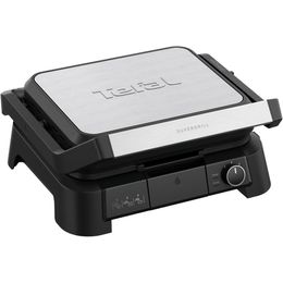 Kontaktgrill Tefal, B:22,6cm H:43cm T:41cm, schwarz, Kontaktgrill_Standgrill_Tischgrill_Teppanyakigrill, "SuperGrill 3in1, Kontaktgrill, Barbeque-,