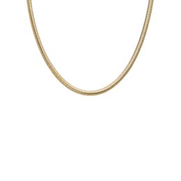 Skagen Damen Kette ohne Anhänger "Schmuck Geschenk Edelstahl MODERNE STAK", Edelstahl, L: 45,5 B: 3mm, gold, Edelstahl, B:3mm, Halsketten