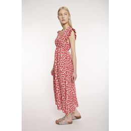 Haily's HAILY’S Damen Maxikleid "MD C DR Di44ana", rosa, Gr. XXL, animal-print, Web, Obermaterial: 100% Baumwolle, Kleider, Sommerkleid, aus Musselin