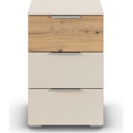 Nachtkommode Rauch, B:40cm H:61cm T:42cmbeige (champagner), eiche artisan, Holzwerkstoff, Sideboards, "Nachttisch Nachtkonsole Nachtschrank ASTANA",