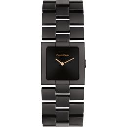 Calvin Klein Damen Quarzuhr "CK MERIDIAN", schwarz, Armbanduhren, Armbanduhr, Damenuhr, Edelstahlarmband, analog