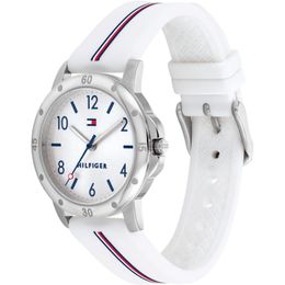 Tommy Hilfiger Kinder Quarzuhr "KIDS", wei&szlig;, Armbanduhren, Armbanduhr, Kinderuhr, Geschenk, Geburtstag, Schulanfang