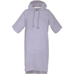 Badeponcho Tom Tailor HOME, lila, Frottier, Hausm&auml;ntel, "Surfponcho COLOR BATH", mit Kordel, Bauchtasche, saugstark, Baumwolle, auch in Kindergr&ouml;&szlig;en