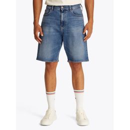 Tommy Jeans Herren Jeansshorts "Isaac Relaxed Tapered", blau, Gr. 32, Denim/Jeans, Obermaterial: 99% Baumwolle, 1% Elasthan, Jeans