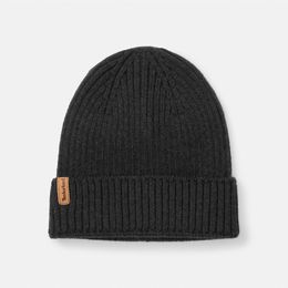 Timberland Herren Beanie "Rib Knit Beanie", schwarz, Obermaterial: 70% Polyester, 30% Polyacryl, M&uuml;tzen