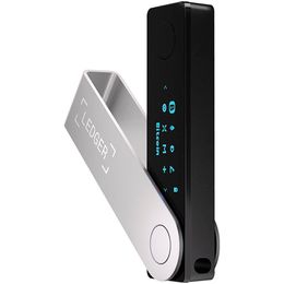 LEDGER Krypto Hardware-Wallet "Nano X", B:7,2cm H:1,7cm T:1,86cm, schwarz, Chipkartenleser
