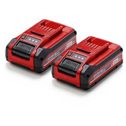 Einhell Akku "&raquo;PXC Plus Twinpack&laquo;", 18 V, rot, Akkumulatoren, 18 V, 4 Ah, universell verwendbar f&uuml;r alle Power X-Change Ger&auml;te