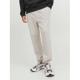 Jack & Jones JACK & JONES Herren Sweathose "JPSTGORDON mit Kordelzug und Komfortbund", gelb, Gr. XS, unifarben, angeraute Sweatware, Obermaterial: 61% Polyester,