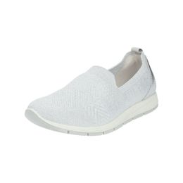IMac Damen Slipper "IMac Slipper Lederimitat/Mesh", Gr. 39, silber, Lederimitat, Textil, Schuhe