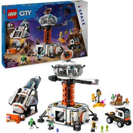 Lego Kinder Konstruktionsspielsteine "Raumbasis mit Startrampe (60434), Lego City", bunt, Kunststoff, Spielbausteine, Made in Europe