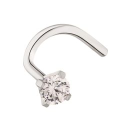Amor Damen Nasenpiercing "Schmuck Geschenk Piercing Körperschmuck Silber 925", silber, Silber 925 (Sterlingsilber), Piercings, mit Zirkonia (synth.)