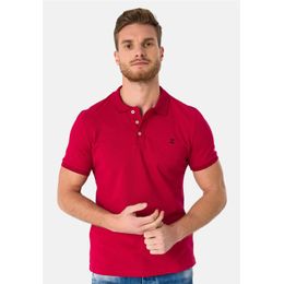 Herren Poloshirt "Wheaton", rot, Gr. XL, SIR RAYMOND TAILOR, unifarben, 100% Baumwolle, Shirts, mit klassischem Kragen und kurzer Knopfleiste