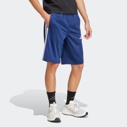 Herren Shorts "M 3S TR SHO", blau, Gr. S, adidas Sportswear, Obermaterial: 100% Polyester, Hosen