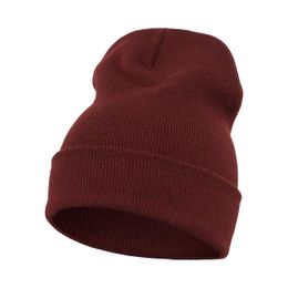 Flexfit Damen Beanie "Flexfit Unisex Heavyweight Long Beanie"maroon, Kunstfaser, M&uuml;tzen