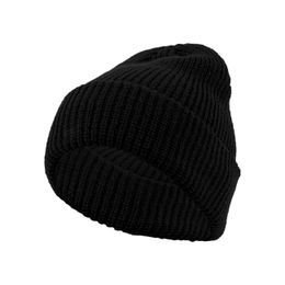Beanie Urban Classics "Urban Classics Unisex Sailor Beanie", Damen, Gr. onesize, schwarz, Kunstfaser, M&uuml;tzen Beanie