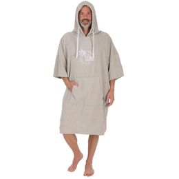 WEWO-Fashion Badeponcho WEWO FASHION, L:110cm, beige, Frottier, Hausm&auml;ntel, "3030", Oversize